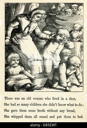 old woman lived shoe Nursery Rhyme "There Was An Old Woman Who Lived In ...