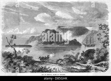 bay manevai island vanikoro Santa Cruz Temotu Province Solomon Islands ...