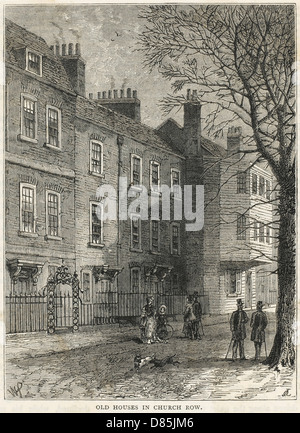 HAMPSTEAD CHURCH ROW Stock Photo - Alamy