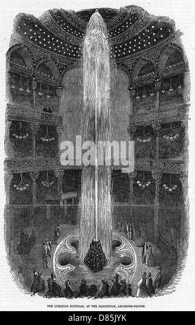 The Luminous Fountain, at the Panopticon, Leicester-Square, 1854 ...