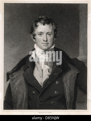Sir Humphry Davy, 1778 - 1829, a Cornish chemist and inventor, Sir ...
