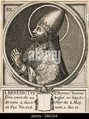 POPE BENEDICTUS II Stock Photo - Alamy
