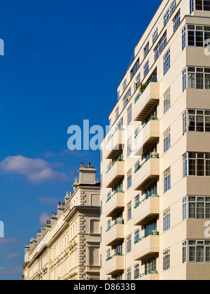 Apartment blocks in South Kensington, London Stock Photo - Alamy