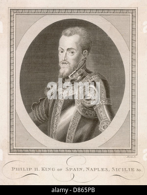 King Philip Ii Of Spain Felipe Ii Called The Prudent El Prudente