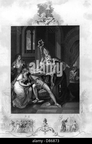 Edwy (Eadwig) was King of England. At his coronation at Kingston in ...