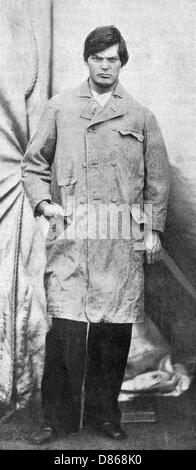 Lewis Powell (aka Lewis Payne), in sweater, seated and manacled, one of ...