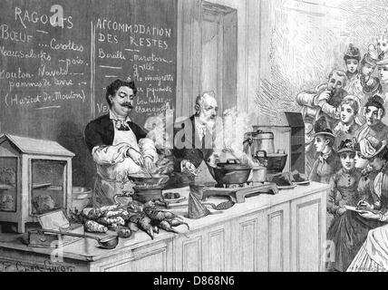 A French cookery lecture, held at the Grand Amphitheatre de Physique de ...