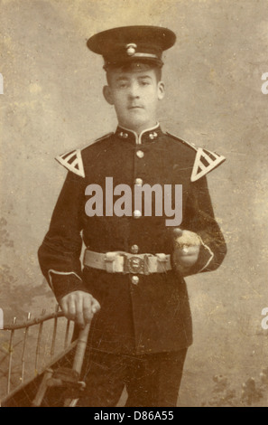 Bandsman of the Royal Inniskilling Fusiliers Stock Photo - Alamy