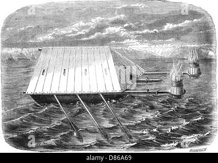 A Greek fire ship. A covered galley transporting barrels of fire which ...