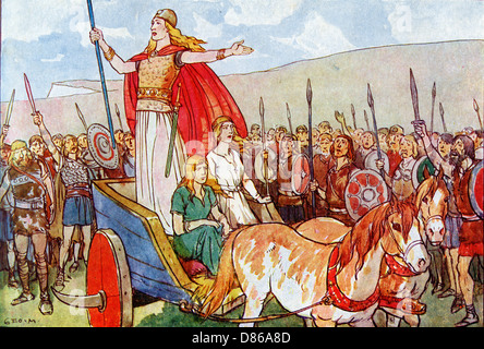 Boadicea Queen Iceni British Tribe East Anglia England Roman Empire ...