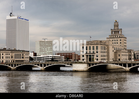 Skyline of Cedar Rapids Iowa Stock Photo - Alamy