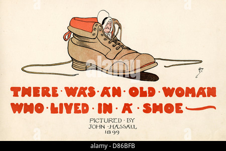 old woman lived shoe Nursery Rhyme "There Was An Old Woman Who Lived In ...