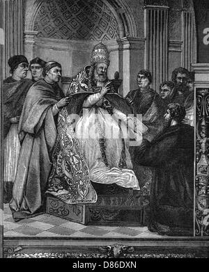 POPE GREGORIUS IX Stock Photo - Alamy