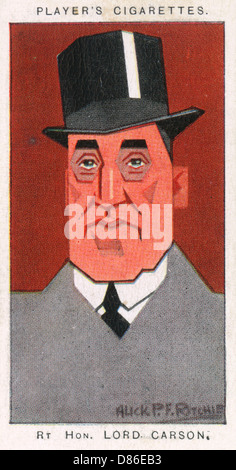 Sir Edward Henry Carson, Baron Carson PC, PC (Ire.), Kt, KC (9 February ...