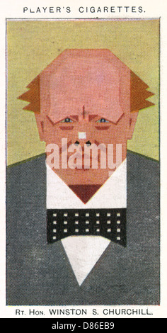 Winston Churchill - portrait. British politician, 1874-1965. Prime ...