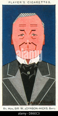 William Joynson-Hicks, 1st Viscount Brentford, British statesman, 1926 ...