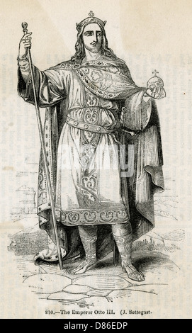 Otto III, Holy Roman Emperor from 996 until his death in 1002 Stock ...