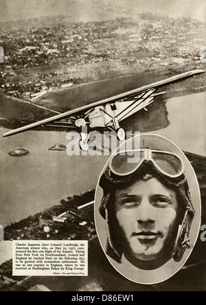 Charles Lindbergh (1902-1974) was the first aviator to successfully ...