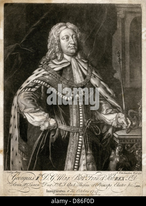 George II (1683-1760). King of Great Britain and Ireland. Elector of ...