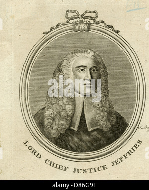 George Jeffreys, 1st Baron Jeffreys as Chief Justice, 17th Century ...
