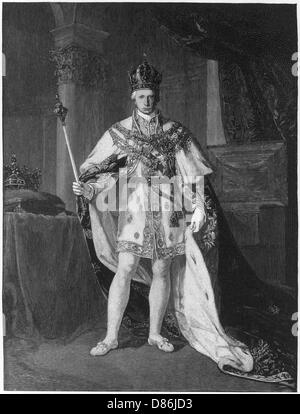 Emperor Franz II. of Austria (1768-1835) wearing the Austrians imperial ...