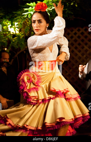 Flamenco dancer, El Farol Restaurant, Santa Fe, New Mexico USA Stock ...