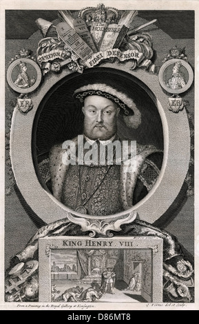King Henry VIII (1491 - 1547) in 1542. King of England from 1509 until ...