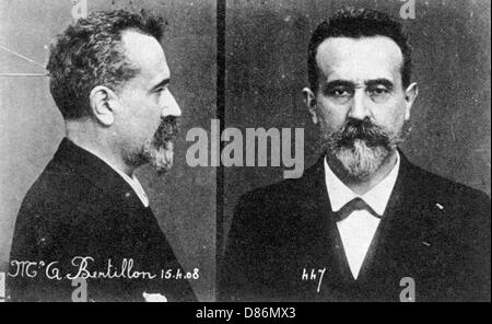 Alphonse Bertillon (1853-1914) was a French police officer and ...