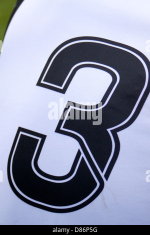 Number three rugby shirt Stock Photo - Alamy