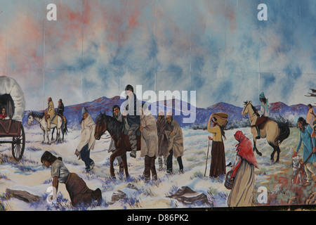Native American wall mural art in downtown Tucson, AZ Stock Photo - Alamy