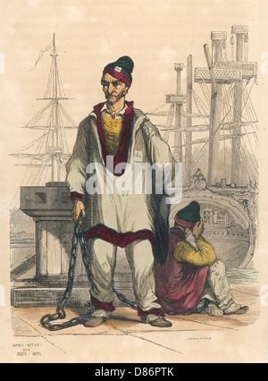 Prisoners: French convicts at Brest Stock Photo - Alamy