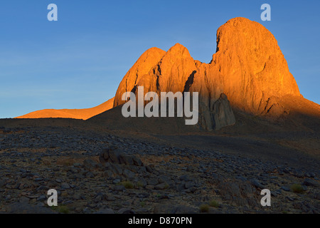 Algeria, View of Mount Tahat and Hoggar Mountains Stock Photo - Alamy