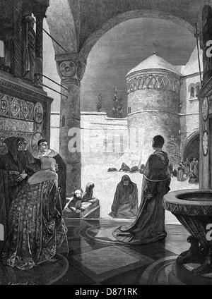 HEINRICH IV AT CANOSSA Stock Photo - Alamy