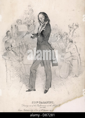 Paganini - 1831 Stock Photo - Alamy