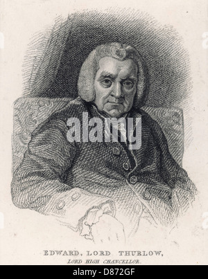 Edward Thurlow, 1st Baron Thurlow, 1731 - 1806. British lawyer and Tory ...