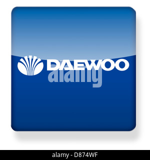 Daewoo logo as an app icon. Clipping path included Stock Photo - Alamy