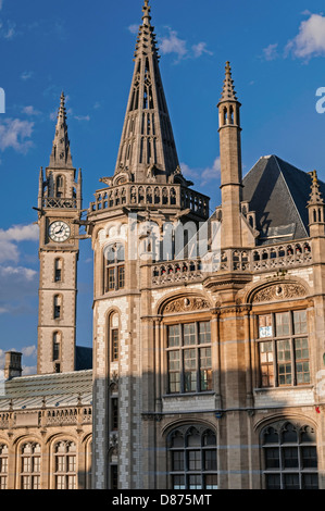 Gothic style architecture Ghent Belgium Stock Photo - Alamy
