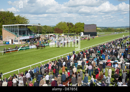 Racing at Salisbury Racecourse England UK Stock Photo - Alamy