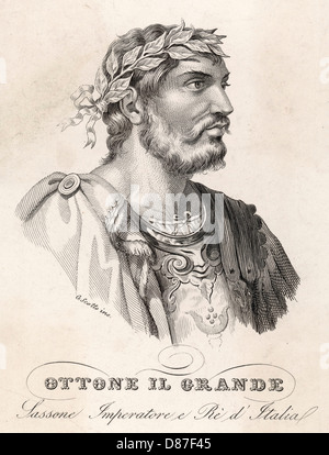Otto the Great, Holy Roman Emperor, 955 Stock Photo - Alamy