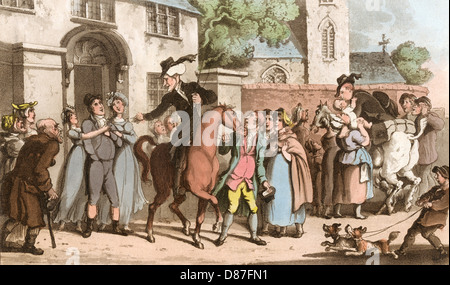 Dr Syntax setting out on his second tour Stock Photo - Alamy