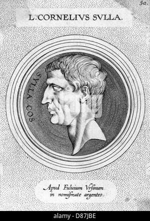 Sulla, Lucius Cornelius, 138 BC - 78 BC, Roman politician, full Stock ...