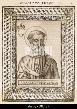 Pope Cletus or Anacletus Stock Photo - Alamy