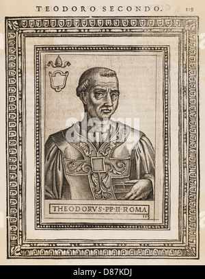 Pope Theodorus II Stock Photo - Alamy