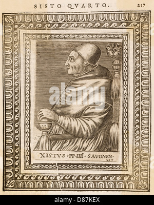 Pope Sixtus IV Pope 1471- 1484 Italy Urbino Paintings 1474 Justus Stock ...