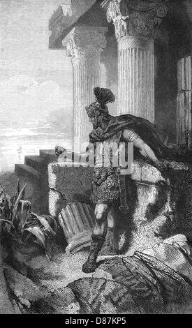 Gaius Marius at the Ruins of Carthage, Roman general and statesman ...