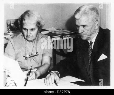 Joseph Banks Rhine and his wife Louisa, prominent American ...