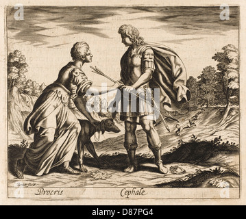 Procris and Cephalus Stock Photo - Alamy