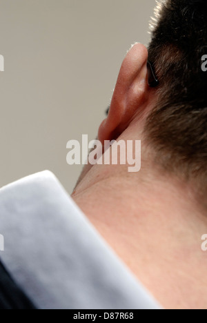 Neck with hairline of a man Stock Photo - Alamy