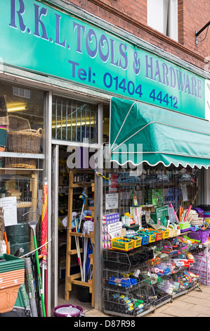 A traditional British hardware shop or store in Dorchester town centre ...