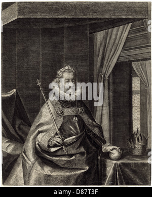 Rudolf II, 1552 - 1612, Holy Roman Emperor, on his way to Speyer ...